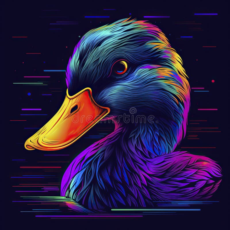 Neon Duck Stock Illustrations – 467 Neon Duck Stock Illustrations ...