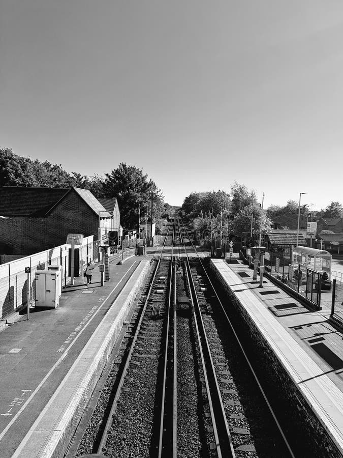 Into the distance editorial stock photo. Image of line - 260041333