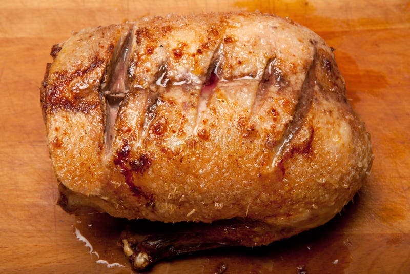 Duck roast cooking bird stock image. Image of butter - 29362095