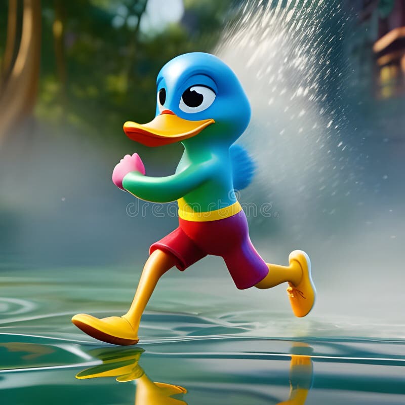 Yellow Duck Running Stock Illustrations – 43 Yellow Duck Running Stock ...