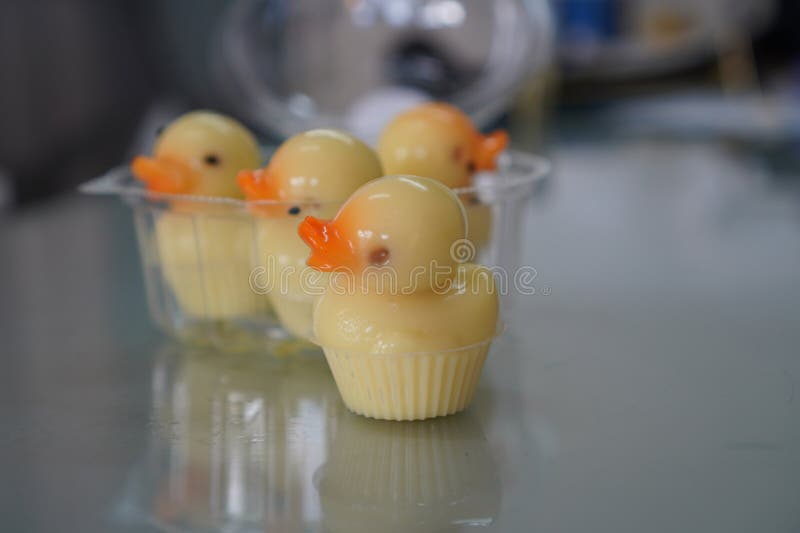 Duck Shaped Jelly Sweet Food Stock Image - Image of coconut, snack ...