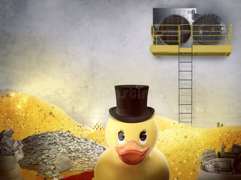 Money and Duck Toys stock image. Image of finances, bills - 7948297