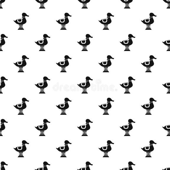 Duck Spring See Saw Pattern Vector Stock Vector - Illustration of ...