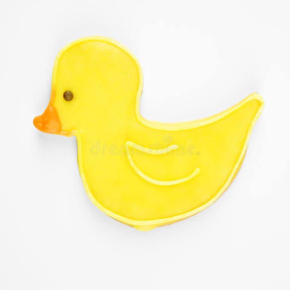 Duck sugar cookie. stock photo. Image of food, icing, still - 3533444