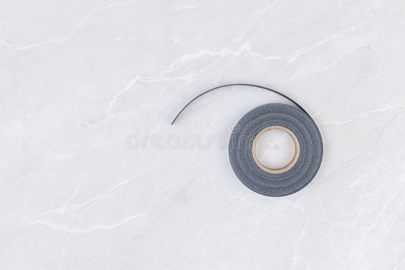 Duck Tape with Copy Space Above Grey Table Stock Photo - Image of roll ...