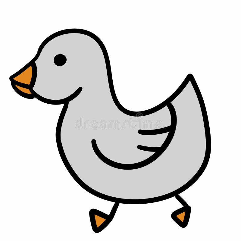Duck. Web Icon Simple Illustration Stock Illustration - Illustration of ...