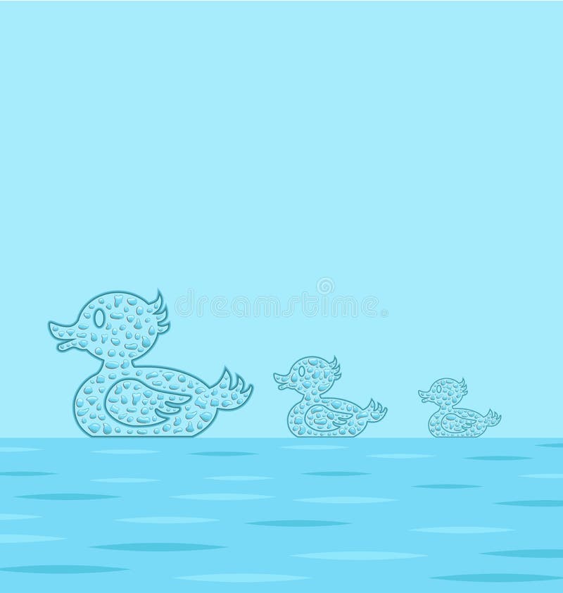 Ducks walk stock illustration. Illustration of freshness - 42289056