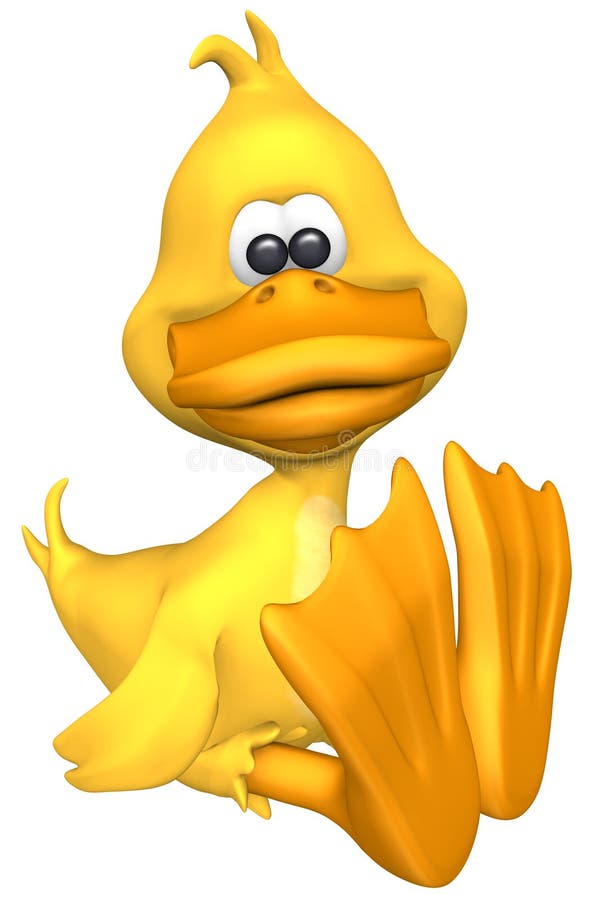 Ducky stock illustration. Illustration of duck, toon, comic - 2373471