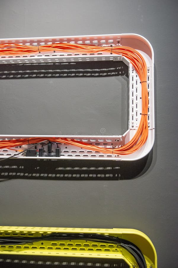 Duct for Housing Electrical Cables Stock Photo - Image of store ...