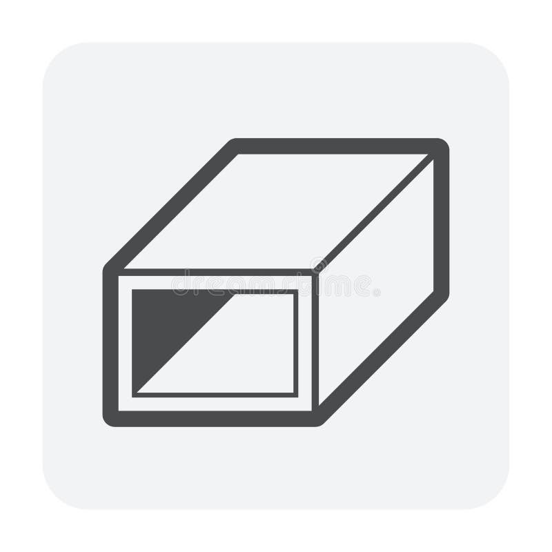 Duct icon black stock vector. Illustration of mechanical - 187772766