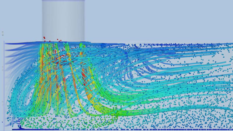 Duct Suction Port Airflow Simulation Cfd Simulation Computational