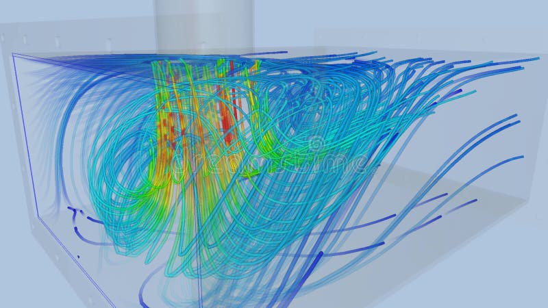 Duct Suction Port Airflow Simulation Cfd Simulation Computational