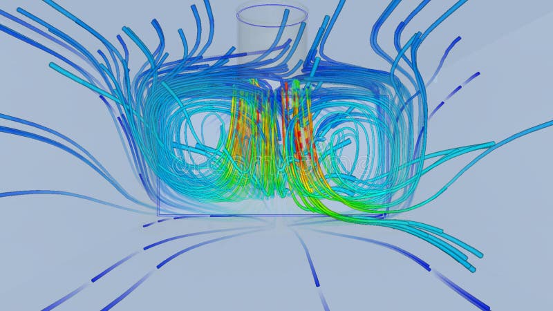 Duct Suction Port Airflow Simulation Cfd Simulation Computational