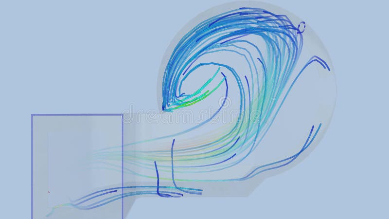 Duct Suction Port Airflow Simulation Cfd Simulation Computational