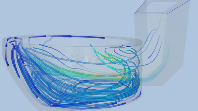 Duct Suction Port Airflow Simulation Cfd Simulation Computational