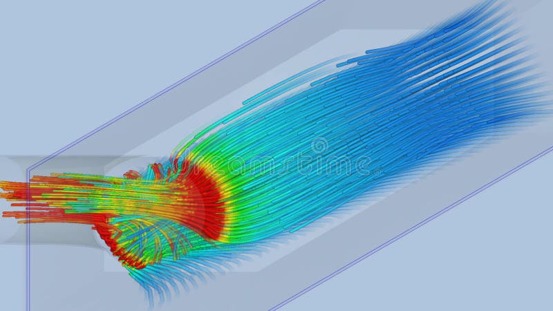Duct Suction Port Airflow Simulation Cfd Simulation Computational