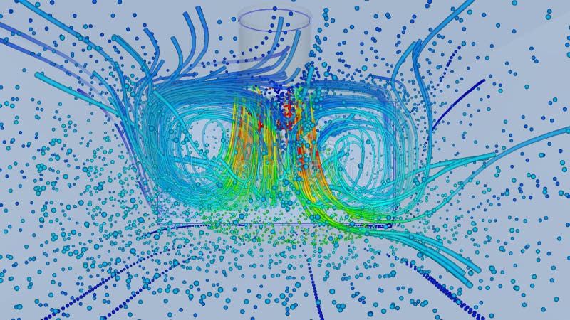Duct Suction Port Airflow Simulation Cfd Simulation Computational