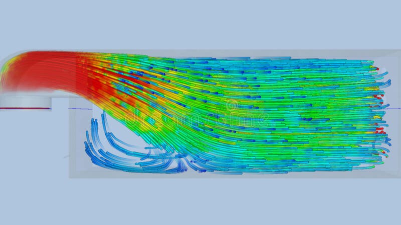 Duct Suction Port Airflow Simulation Cfd Simulation Computational
