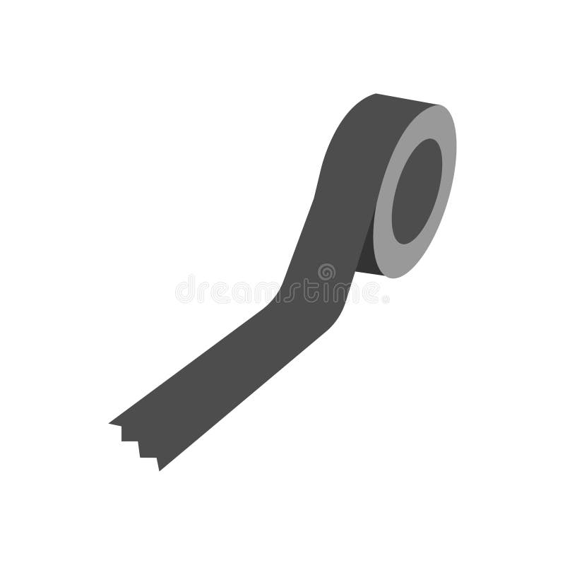 Duct tape icon vector stock illustration. Illustration of white - 273293871