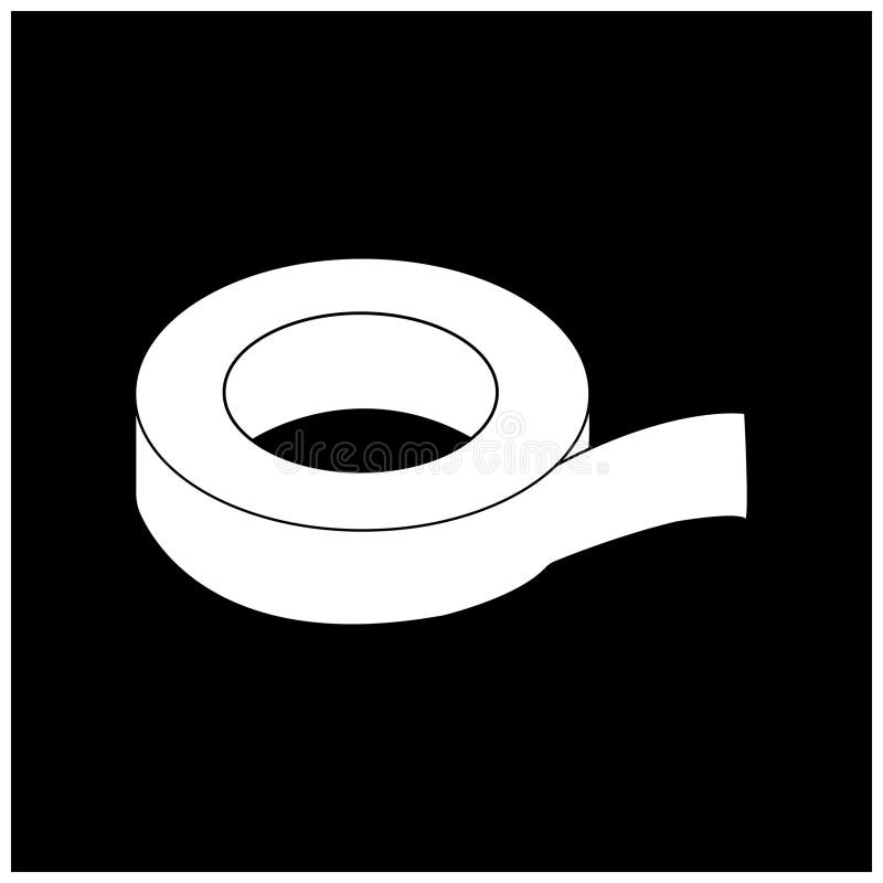 Duct Tape Icon Vector Illustratrion Stock Vector - Illustration of mark ...