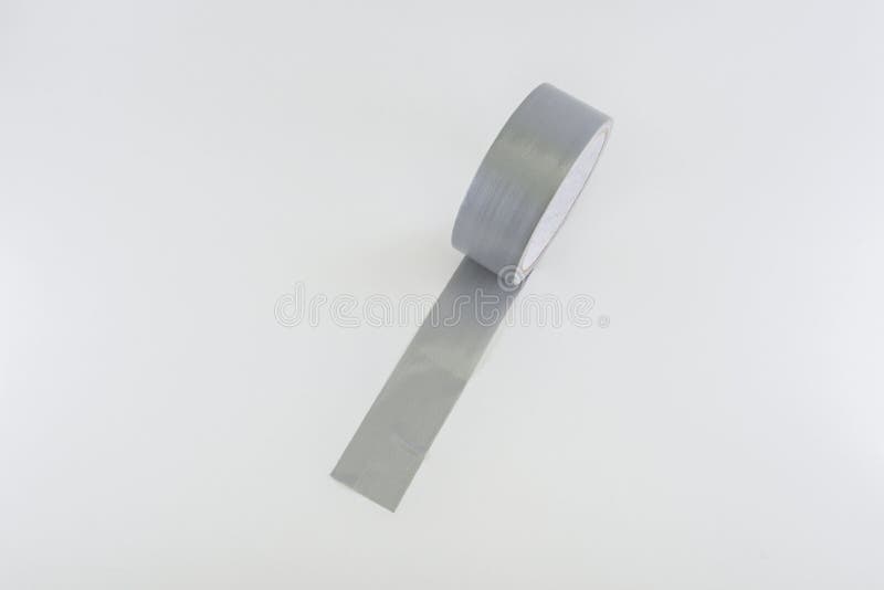Duct Tape is Placed on a White Space with Blank Area Stock Photo ...
