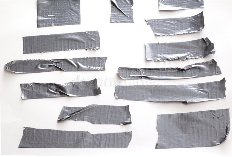 Duct Tape on White stock photo. Image of duct, paper - 13740582