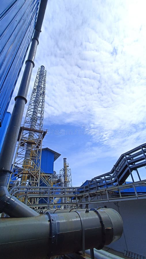 Ducting & cable ladder stock image. Image of skyscraper - 262359181