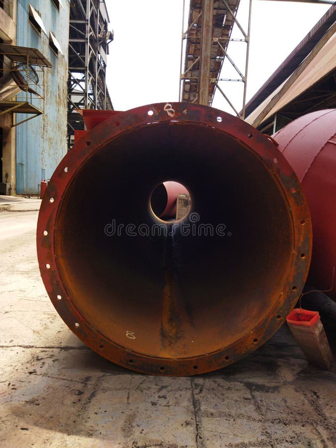 Ducting Steel Material Iron Carbon Stock Image - Image of tire, steel ...