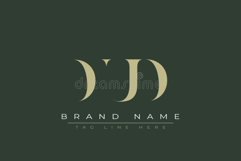 DUD Abstract Letter Logo Design Stock Illustration - Illustration of ...