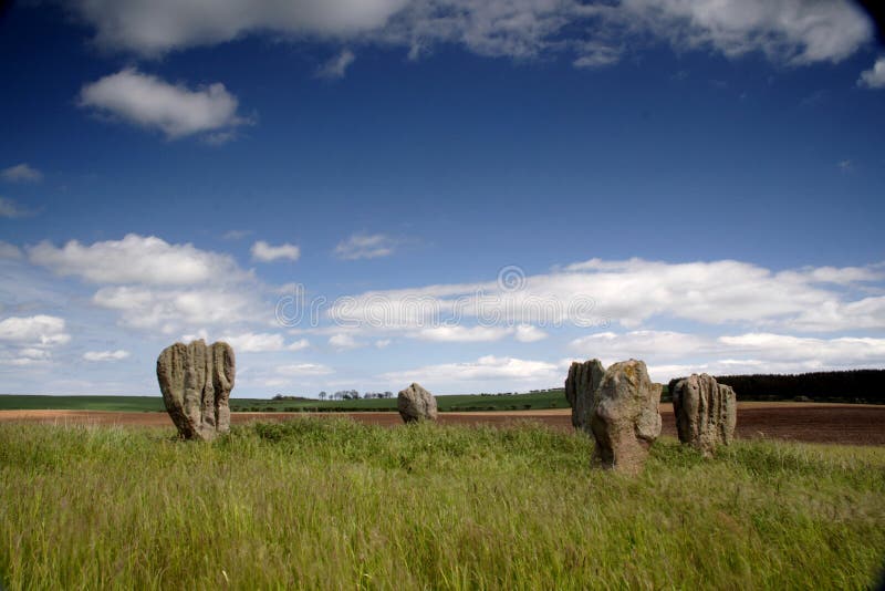 Duddo Stone Circle stock photo. Image of henge, ancient - 2506088