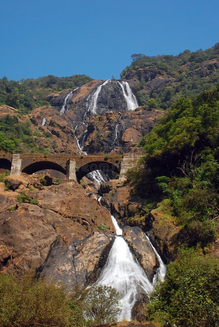 299 Dudhsagar Waterfall Stock Photos - Free & Royalty-Free Stock Photos ...