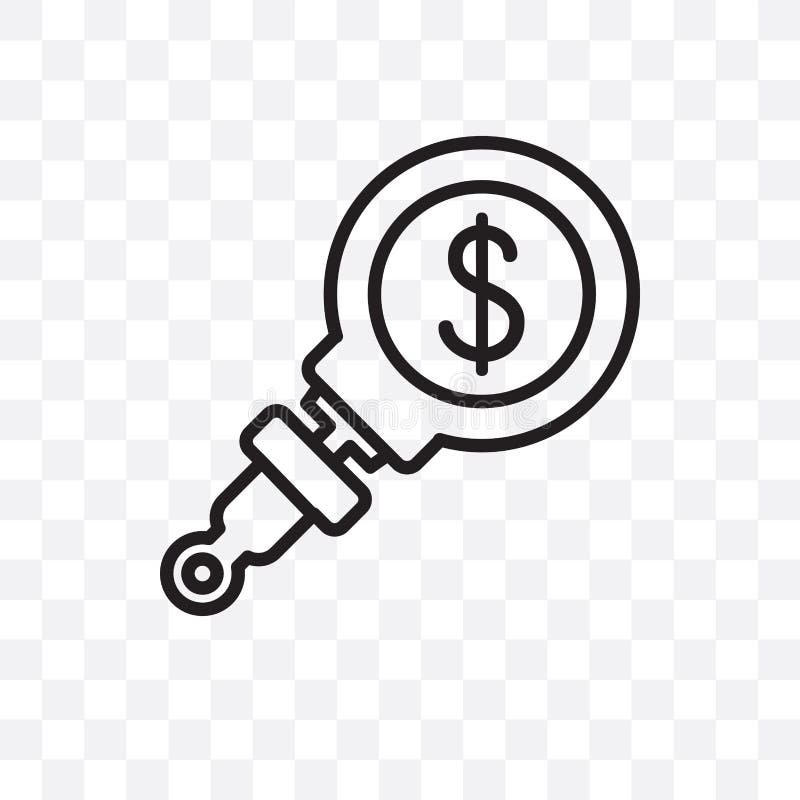 Due Diligence Vector Linear Icon Isolated on Transparent Background ...