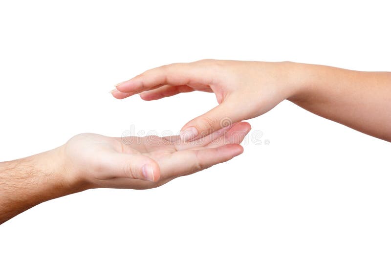 Due Mani Che Proteggono Qualcosa. Fotografia Stock - Immagine di palma ...