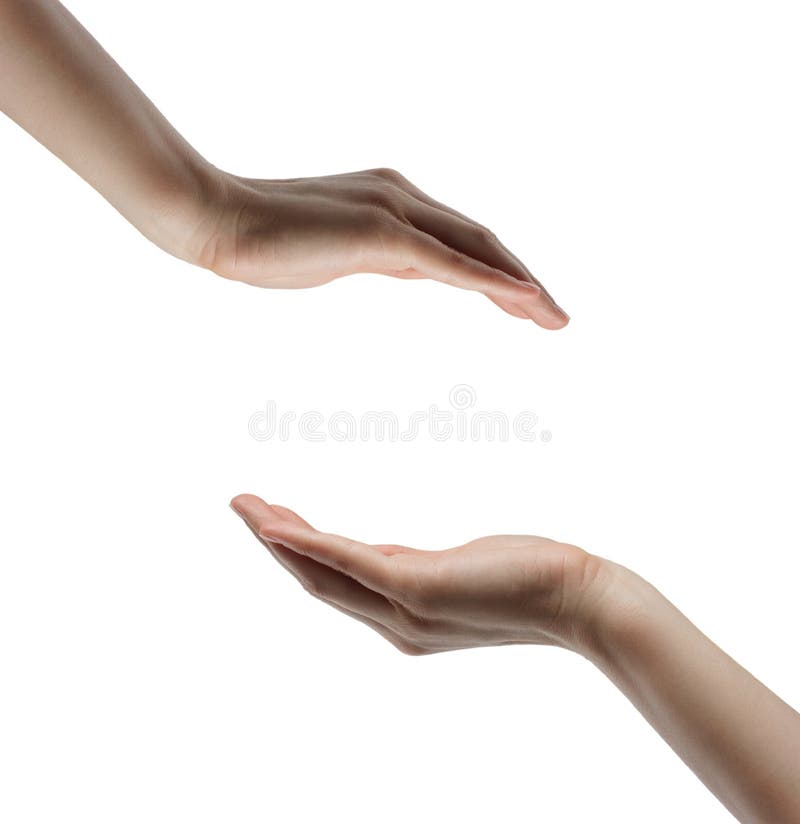 Due mani aperte fotografia stock. Immagine di vivere - 21810734