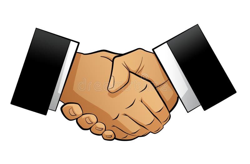 Stretta di mano illustrazione di stock. Illustrazione di commercio ...