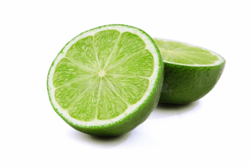 Due mezzi lime stock image. Image of white, lime, life - 19978805