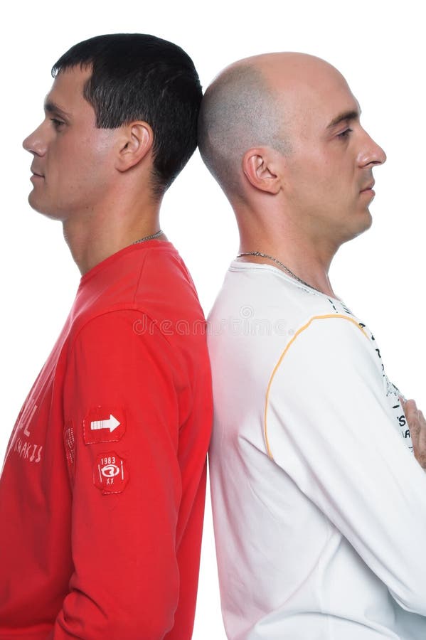 Due persone. fotografia stock. Immagine di aderente, contrasti - 3326670