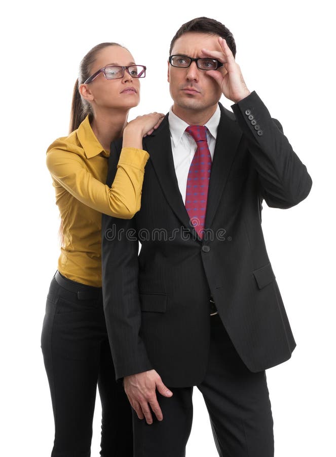 Due Persone Di Affari Serie Fotografia Stock - Immagine di colleghe ...