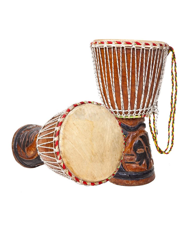 Tamburi Africani Del Djembe Immagine Stock - Immagine di testa, musica ...