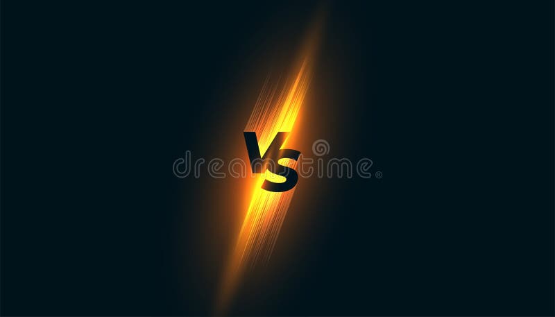 Duel Clash Versus Vs Banner for Conflict and Competition Stock Vector ...
