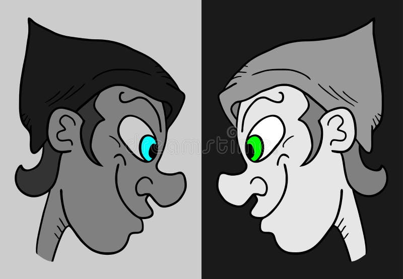 Duende dos ilustración del vector. Ilustración de gnomo - 36963874