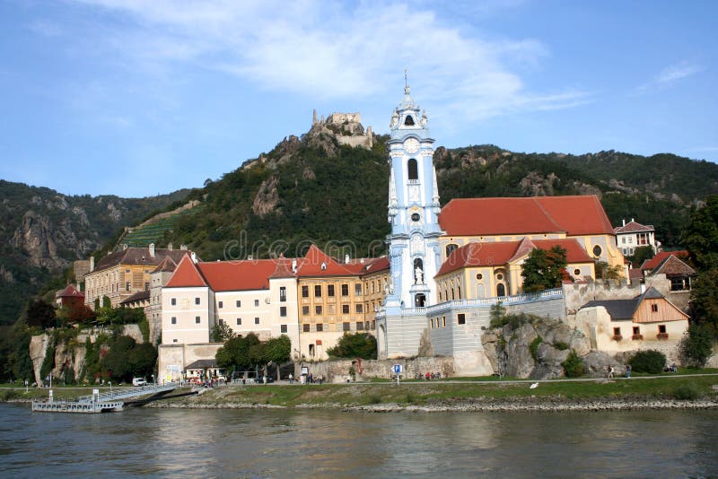Duernstein stock image. Image of ruin, danube, middle - 1219335