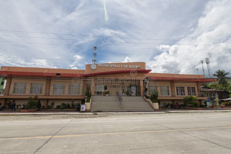Duero, Bohol, Philippines - May 2022: the Municipal Hall Building of ...
