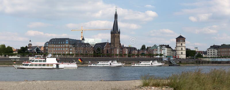 Duesseldorf Germany High Resolution Panoramic Picture Stock Image ...