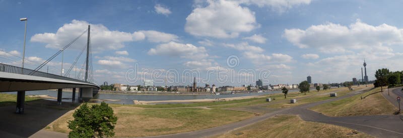 Duesseldorf Germany High Resolution Panoramic Picture Stock Photo ...