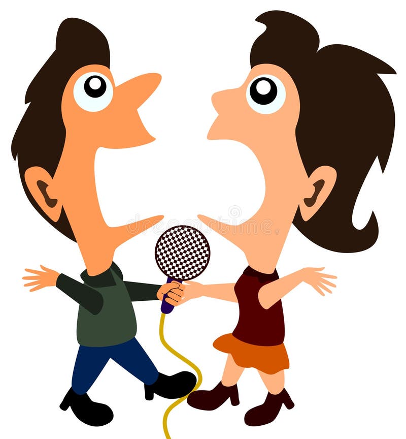 Duet stock illustration. Illustration of melody, song - 24007559