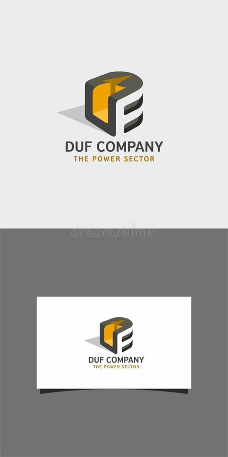Duf Company Logo in Vector Form Stock Vector - Illustration of vector ...