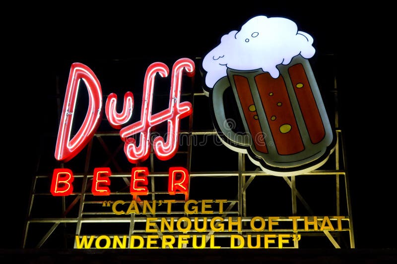 Duff Beer imagen editorial. Imagen de indiferente, cerveza - 50287505