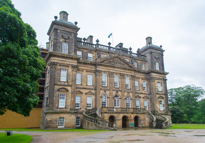 Duff House, Banff, Scotland Stock Photo - Image of stone, staircase ...