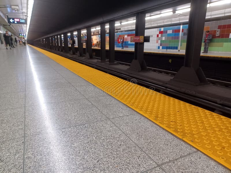 Dufferin Subway Station Interior View Editorial Image - Image of ...